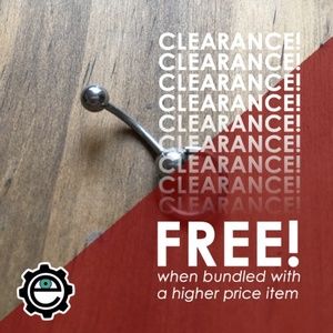 Hot Topic | Jewelry | 4g Stainless Steel Belly Ring | Poshmark